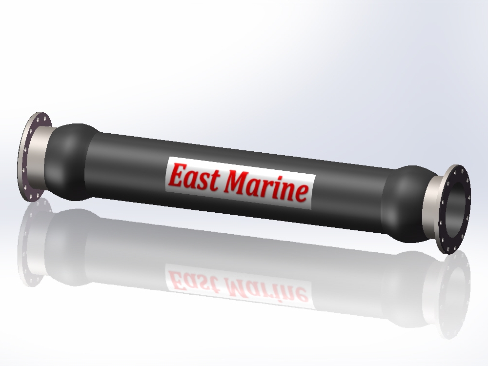 Jet Water Rubber Hose with Steel Flange